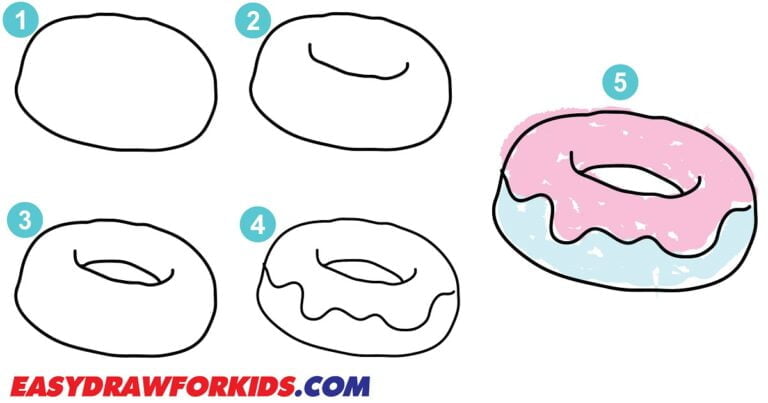 How To Draw A Donut - 8 Ways (With Pictures)