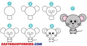 How To Draw A Mouse - 5 Ways (With Pictures)