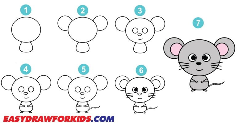 How To Draw A Mouse - 5 Ways (With Pictures)