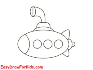 How To Draw A Submarine - 4 Ways (With Pictures)