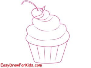 How To Draw A Cupcake - 7 Ways (With Pictures)