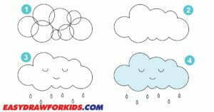 How To Draw Clouds - 4 Ways (With Pictures)