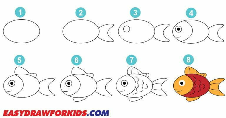 How To Draw A Cute Fish - 6 Ways (With Pictures)