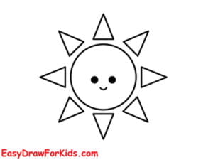 How To Draw The Sun - 4 Ways (With Pictures)