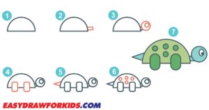 How To Draw A Turtle – 6 Ways (With Pictures)