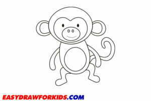 How To Draw A Monkey – 5 Ways (With Pictures)