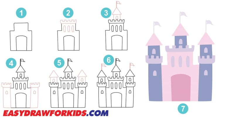 How To Draw A Castle - 4 Ways (With Pictures)