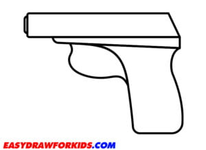 How To Draw A Gun - 8 Steps (With Pictures)