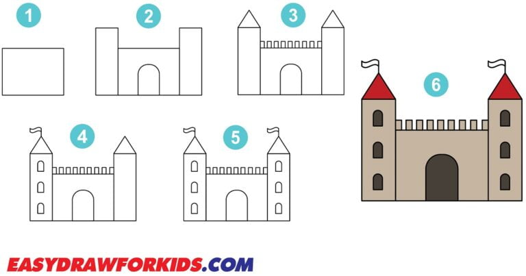 How To Draw A Castle - 4 Ways (With Pictures)