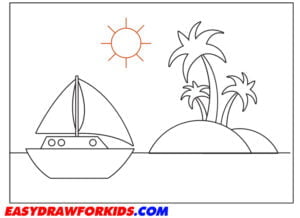 How To Draw An Island - 10 Steps (With Pictures)
