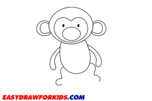 How To Draw A Monkey – 5 Ways (With Pictures)