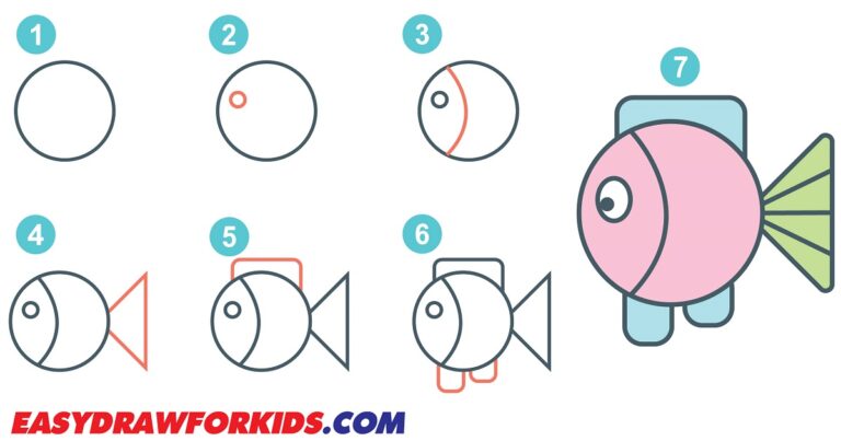 How To Draw A Cute Fish - 6 Ways (With Pictures)