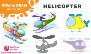 How To Draw A Helicopter - 5 Ways (With Pictures)