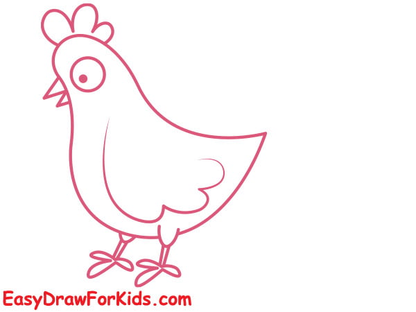 How To Draw A Chicken – 5 Ways (With Pictures)