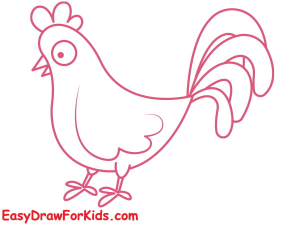How To Draw A Chicken – 5 Ways (With Pictures)