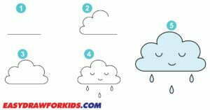 How To Draw Clouds - 4 Ways (With Pictures)