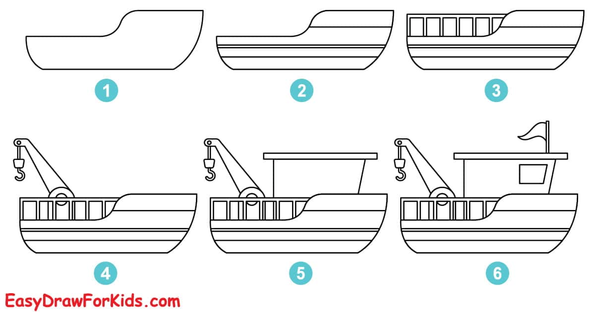 How To Draw A Boat – 8 Ways (With Pictures)
