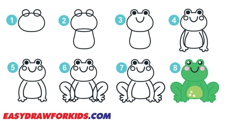 How To Draw A Frog – 8 Ways (With Pictures)