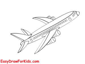 How To Draw An Airplane - 7 Ways (With Pictures)