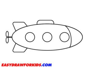How To Draw A Submarine - 4 Ways (With Pictures)