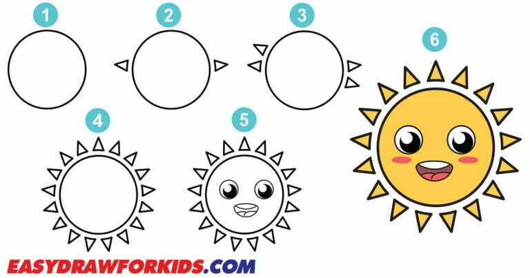 How To Draw The Sun - 4 Ways (With Pictures)