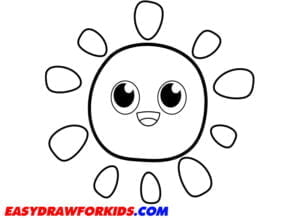 How To Draw The Sun - 4 Ways (With Pictures)