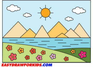 How To Draw Scenery - 10 Steps (With Pictures)