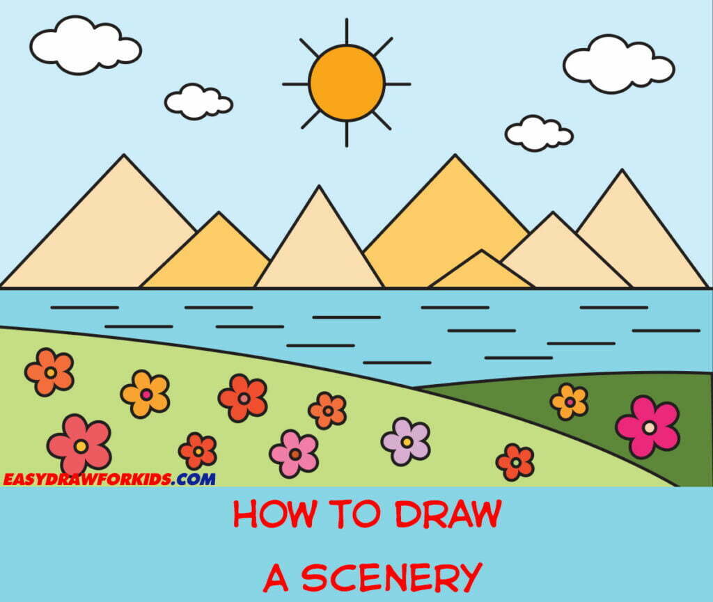 Landscapes - Easy Draw For Kids