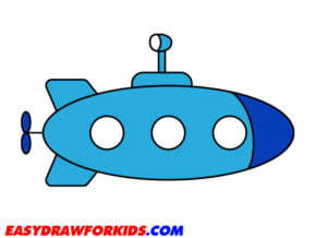 How To Draw A Submarine - 4 Ways (With Pictures)