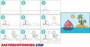 How To Draw An Island - 10 Steps (With Pictures)