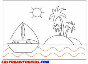 How To Draw An Island - 10 Steps (With Pictures)