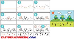 How To Draw Nature - 10 Steps (With Pictures)