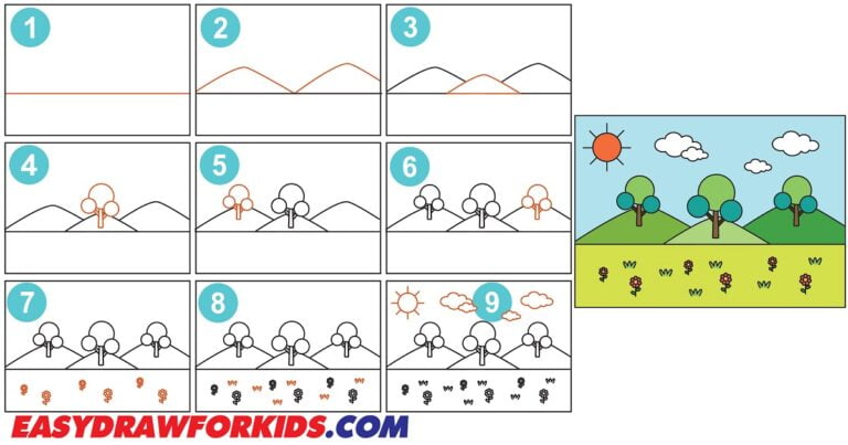 How To Draw Nature - 10 Steps (With Pictures)
