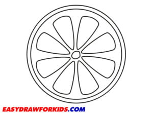How To Draw An Orange - 5 Ways (With Pictures)