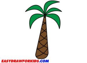 How To Draw A Palm Tree - 2 Ways (With Pictures)