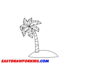 How To Draw A Palm Tree - 2 Ways (With Pictures)