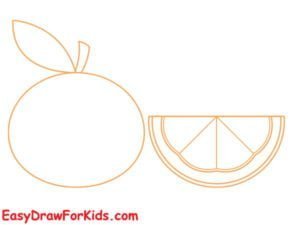 How To Draw An Orange - 5 Ways (With Pictures)