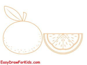 How To Draw An Orange - 5 Ways (With Pictures)