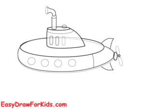 How To Draw A Submarine - 4 Ways (With Pictures)