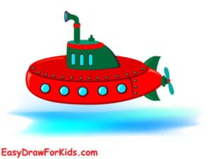 How To Draw A Submarine - 4 Ways (With Pictures)