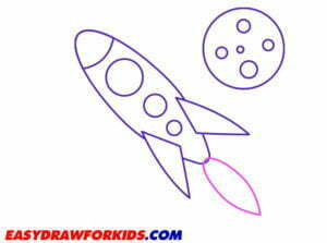 How To Draw A Rocket - 4 Ways (With Pictures)
