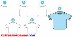 How To Draw A T-Shirt - 2 Ways (With Pictures)