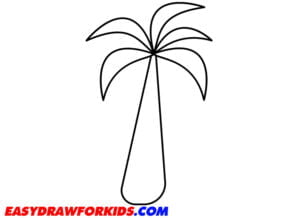 How To Draw A Palm Tree - 2 Ways (With Pictures)