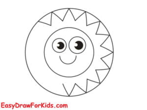 How To Draw The Sun - 4 Ways (With Pictures)