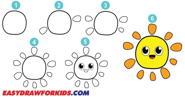 How To Draw The Sun - 4 Ways (With Pictures)