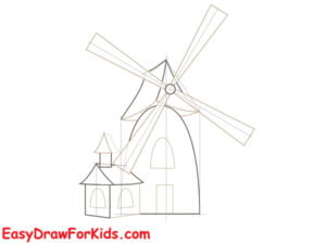 How To Draw A Windmill - 2 Ways (With Pictures)