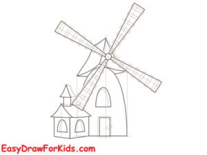How To Draw A Windmill - 2 Ways (With Pictures)