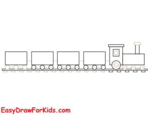 How To Draw A Train - 4 Ways (With Pictures)