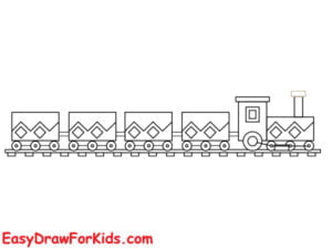 How To Draw A Train - 4 Ways (With Pictures)