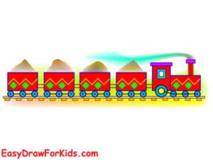 How To Draw A Train - 4 Ways (With Pictures)
